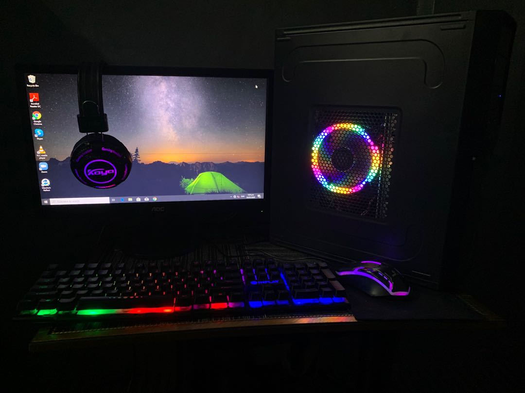 PC SET (Basic Gaming PC), Computers & Tech, Desktops on Carousell