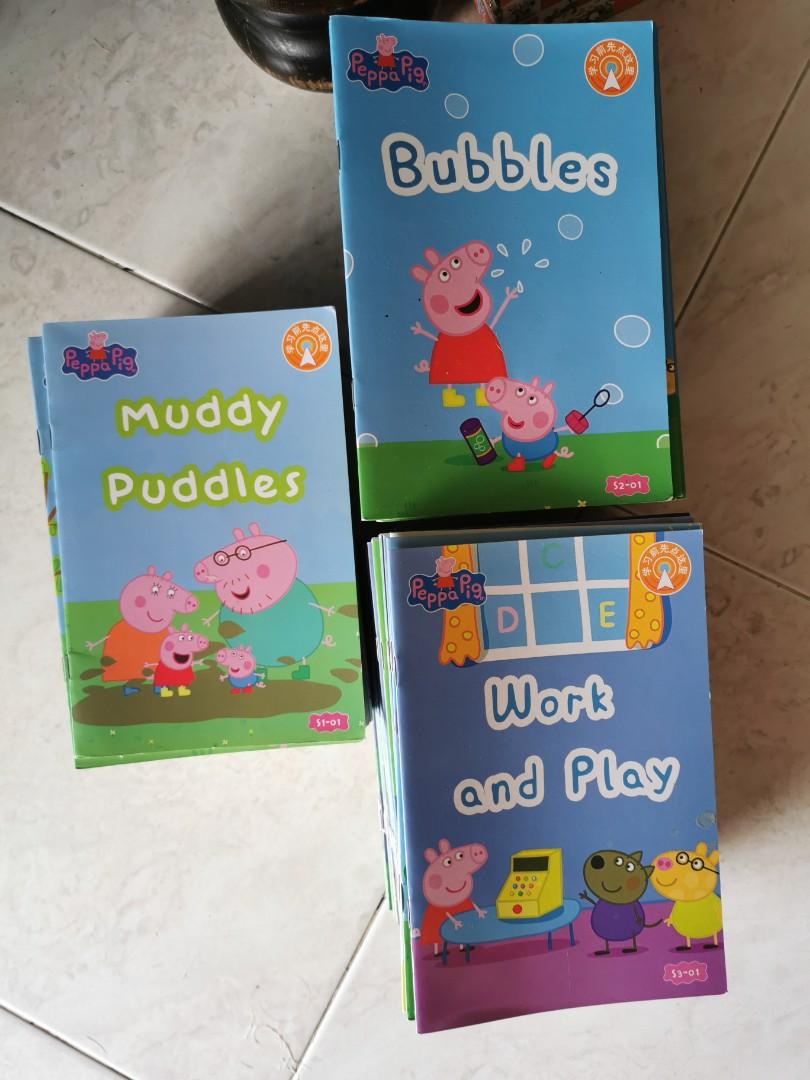 Peppa pig(2 Levels, 53 books, 52 books), Hobbies & Toys, Books ...