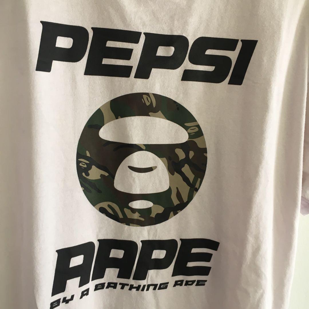 Pepsi x Aape, Men's Fashion, Tops & Sets, Tshirts & Polo Shirts on ...
