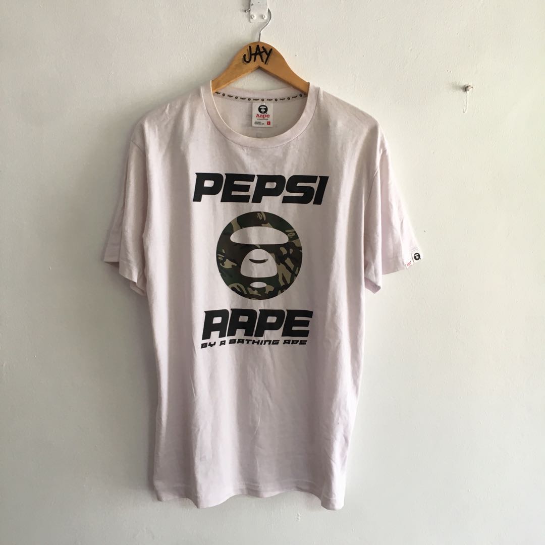 Pepsi x Aape, Men's Fashion, Tops & Sets, Tshirts & Polo Shirts on ...