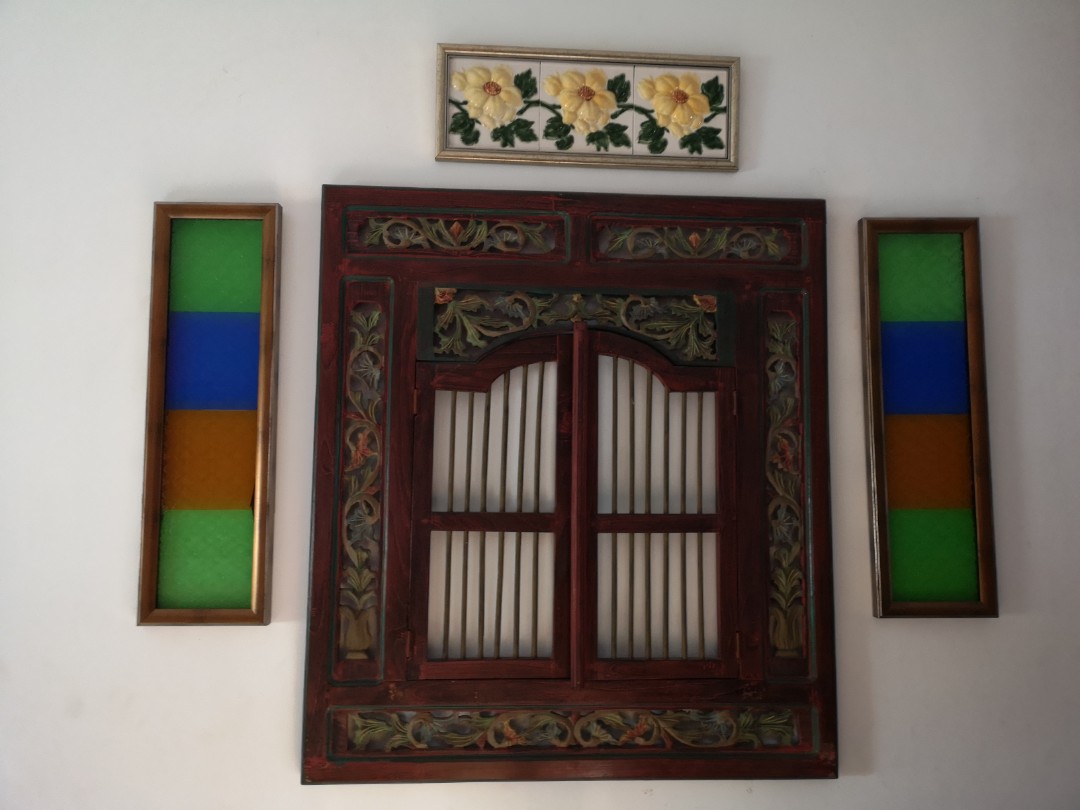 Peranakan Decor Window and Tiles! Baba Nyonya, Furniture & Home Living ...