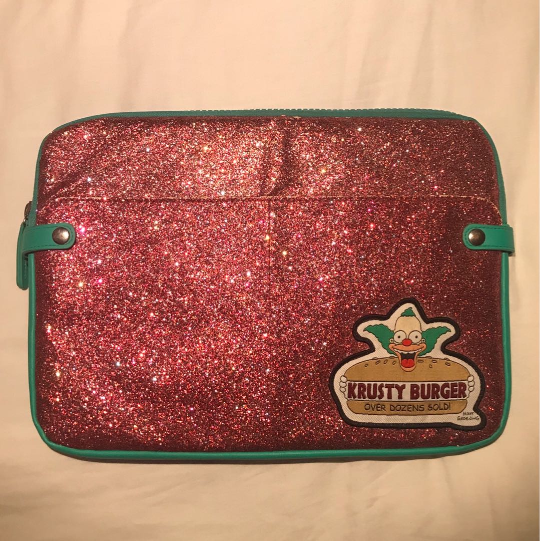 Pink glitter the simpsons macbook laptop case, Computers & Tech, Parts ...