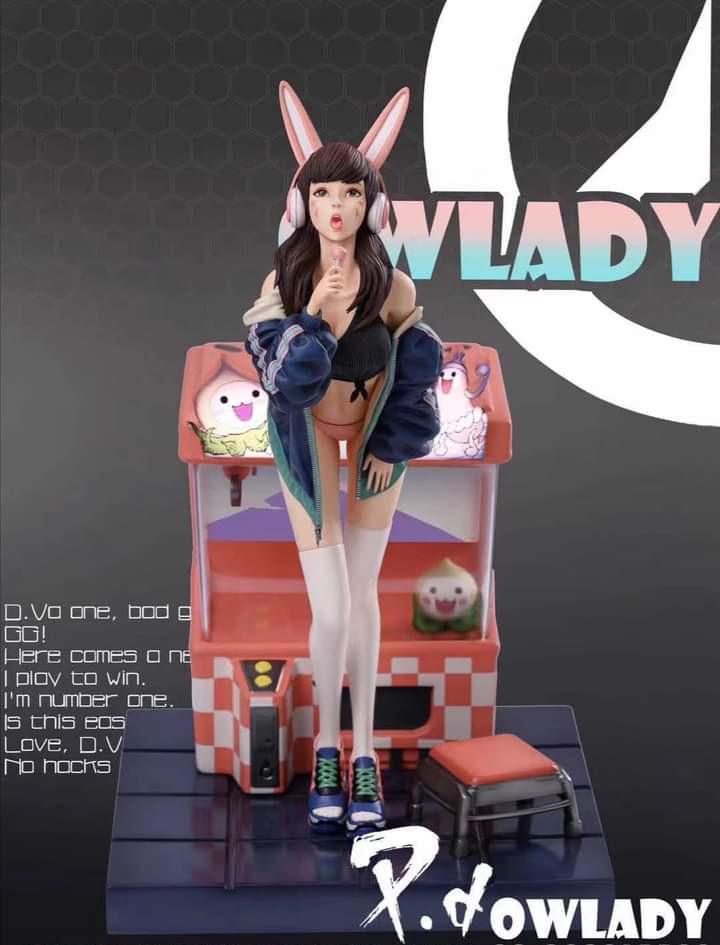 [PO] PD STUDIO Overwatch Statue D.V.A Owlady, Hobbies & Toys, Toys & Games on Carousell