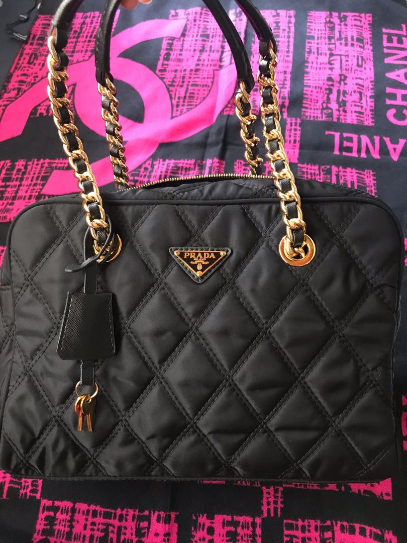 PRADA Chain bag with Sling, Women's Fashion, Bags & Wallets, Purses ...