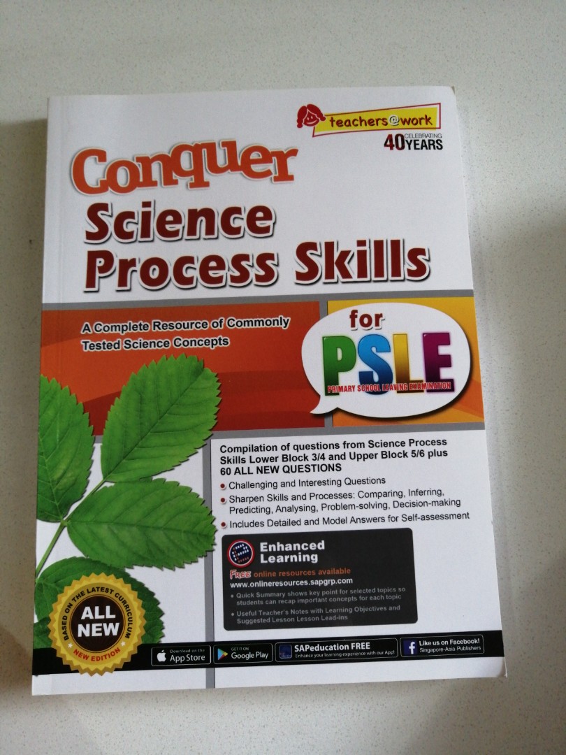 Science Process Skills Bk for PSLE, Hobbies & Toys, Books & Magazines ...