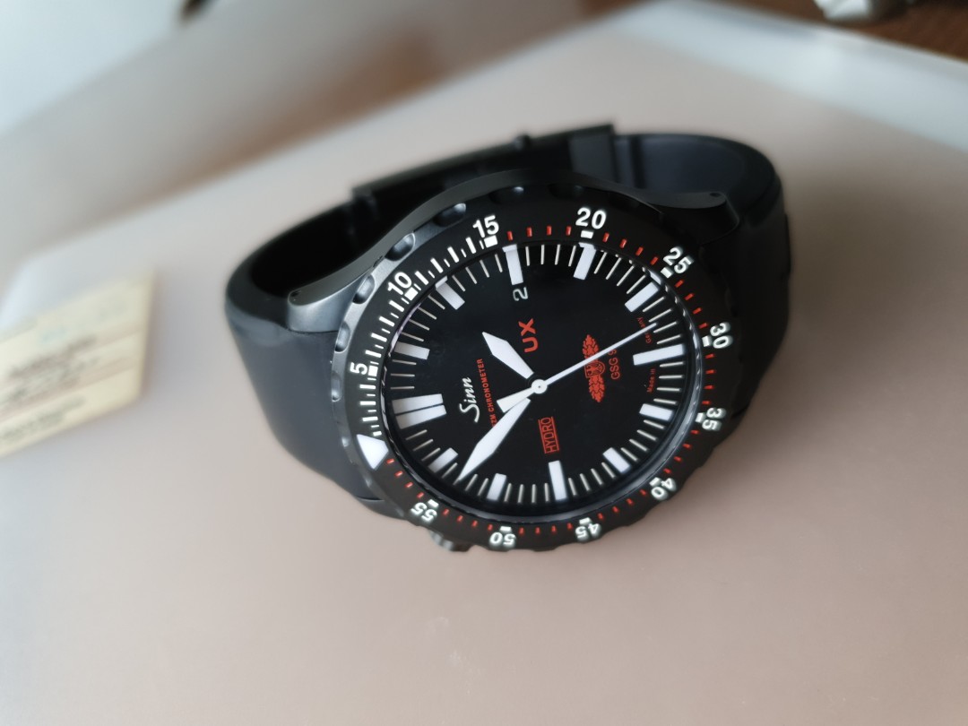 Sinn UX GSG9 All Black, Luxury, Watches on Carousell