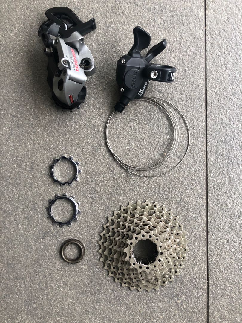 SRAM 9 Speed Groupset, Sports Equipment, Bicycles & Parts, Parts ...