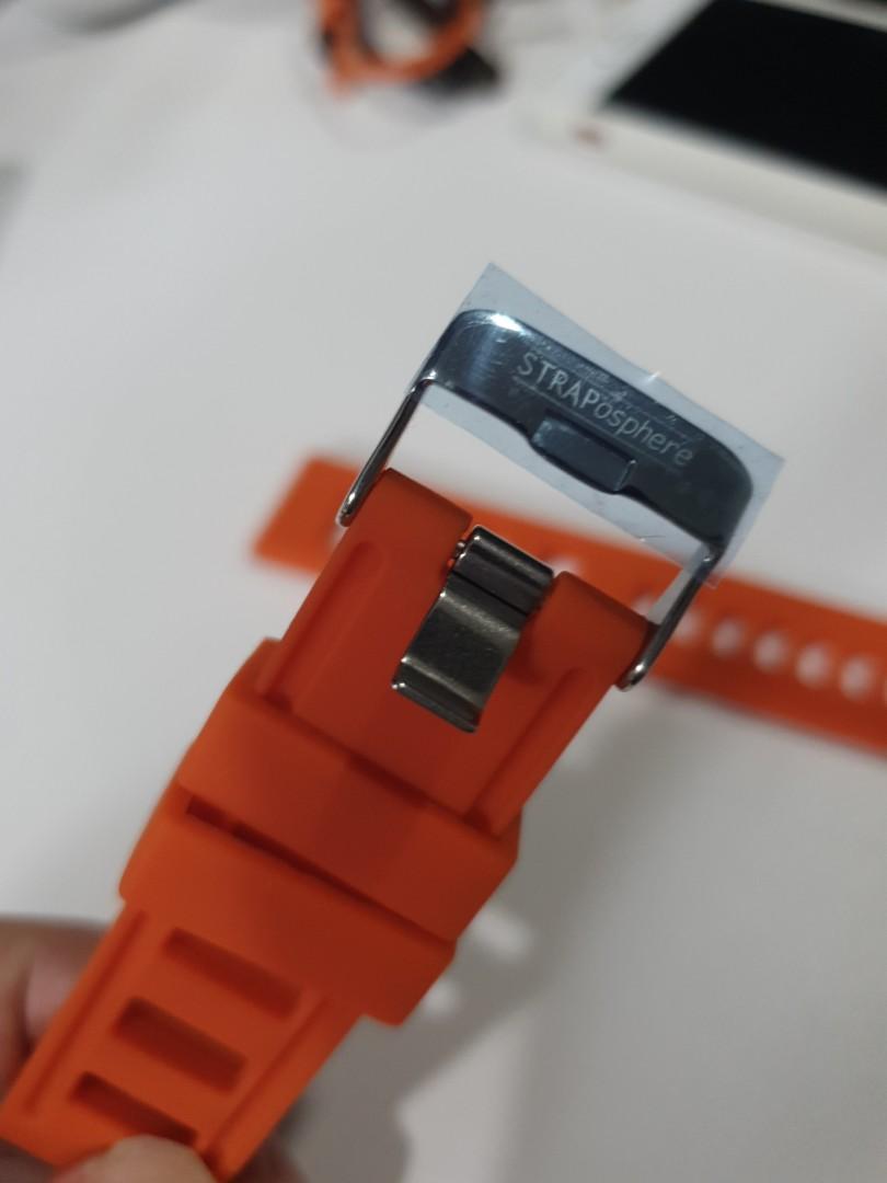 Straposphere ISO Rubber Strap 22mm, Mobile Phones & Gadgets, Wearables ...