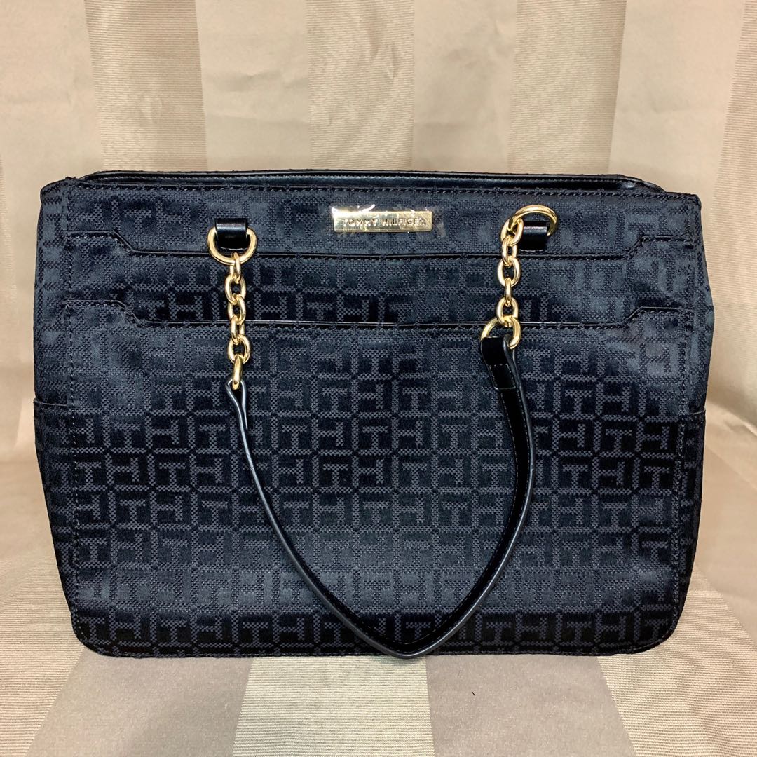 TH signature logo satchel bag 103, Women's Fashion, Bags & Wallets ...
