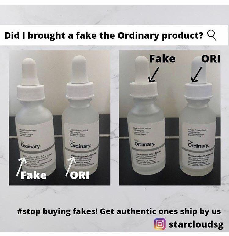 Fake The ordinary , Beauty & Personal Care, Face, Face Care on Carousell