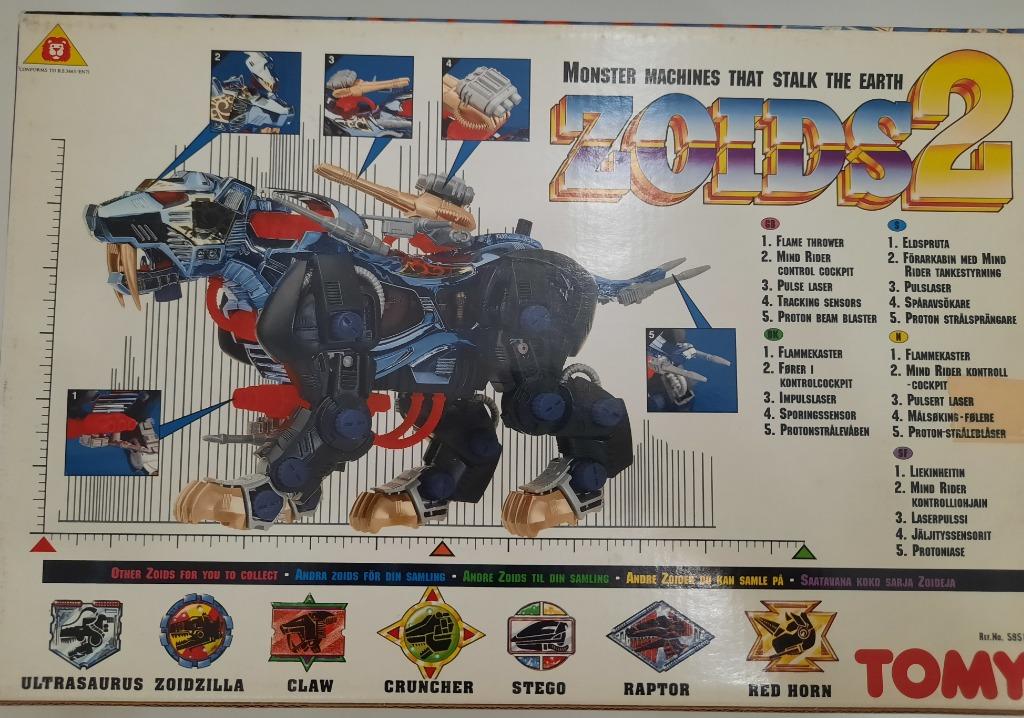 Zoids Vintage 1994 Zoids2 Sabre (Well Preserved), Hobbies & Toys, Toys ...