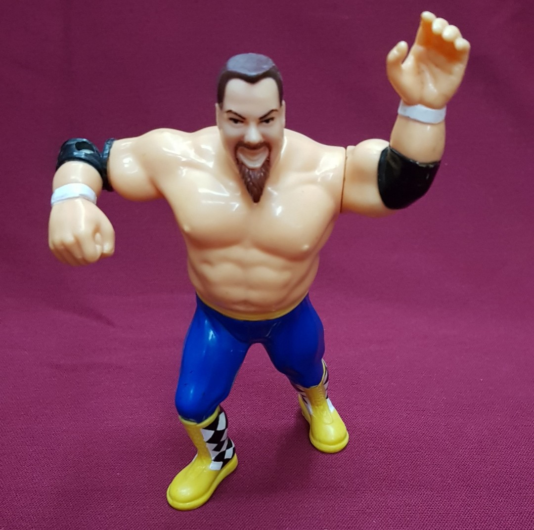 WWF Jim "The Anvil" Neidhart with Anvil Flattener action (1993 ...