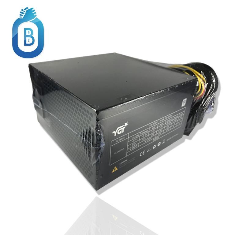 YGT ATX 12V 500 WATTS 80+ BRONZE, TRU-RATED POWER SUPPLY UNIT (PSU) [4 ...