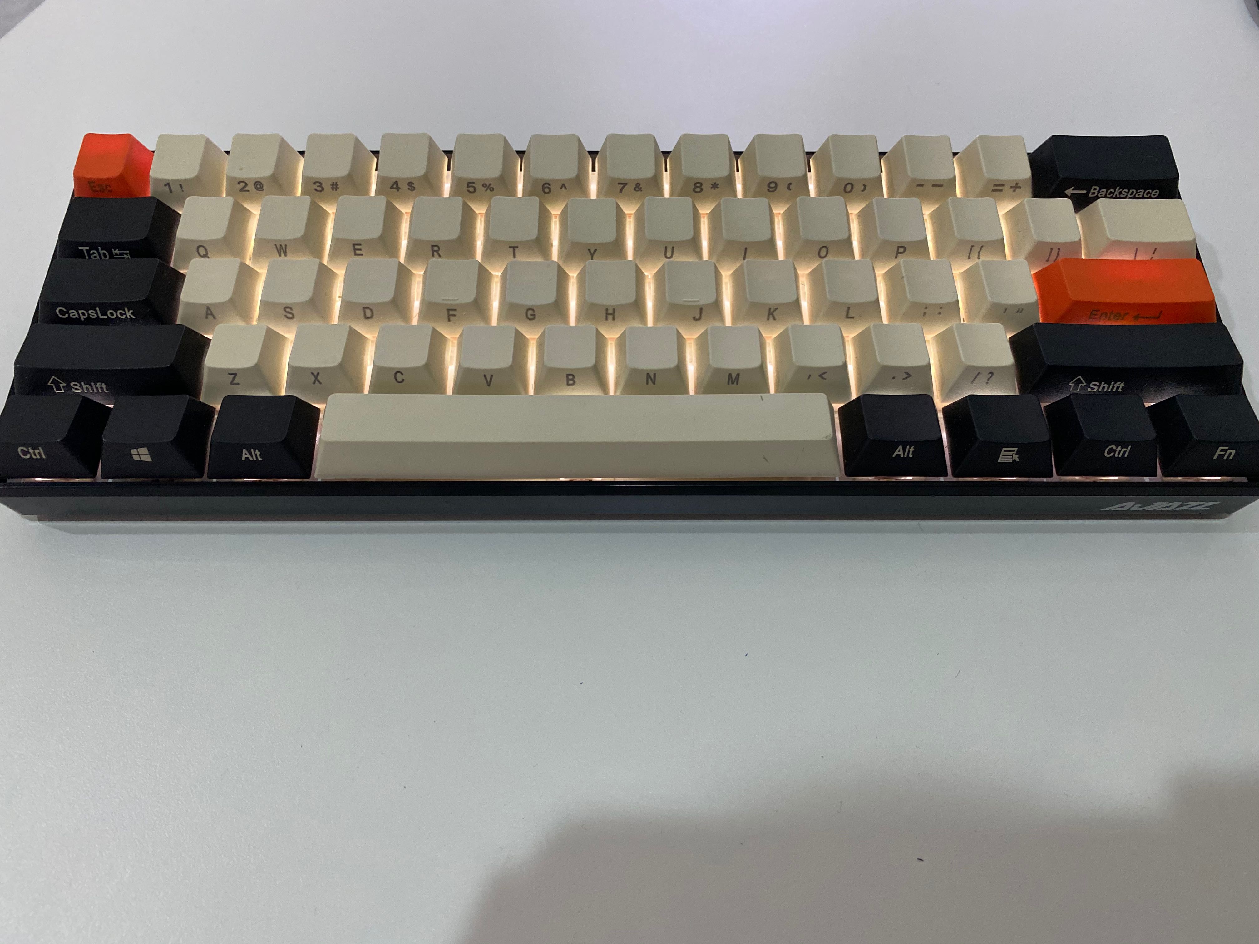 61-key red switch backlit Bluetooth mechanical keyboard, Electronics ...