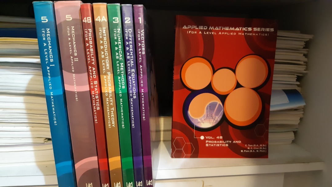 AL Applied Maths Pure Maths M1 M2 參考書 Mathematics 補習notes 中六 中五 中四 數學書 ...