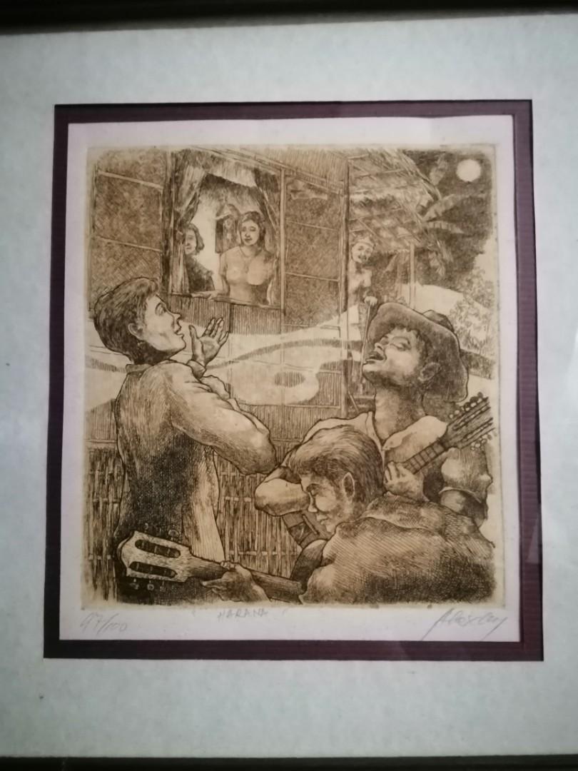 Alex Uy Etching, Hobbies & Toys, Stationary & Craft, Handmade Craft on ...