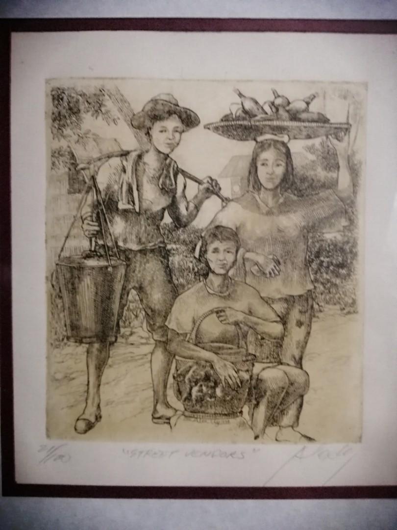 Alex Uy Etching, Hobbies & Toys, Stationary & Craft, Handmade Craft on ...