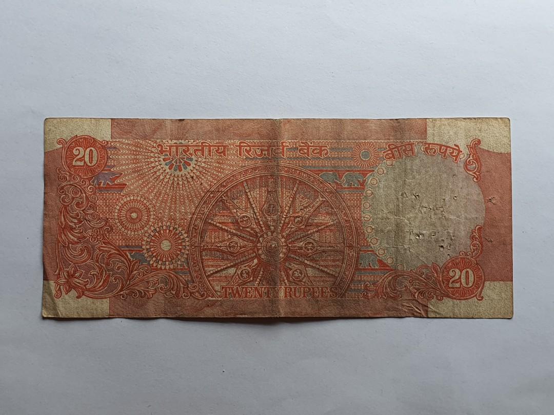 Antique Indian Rs 20 Note (Rare in Malaysia) #IAmBoss, Hobbies & Toys ...