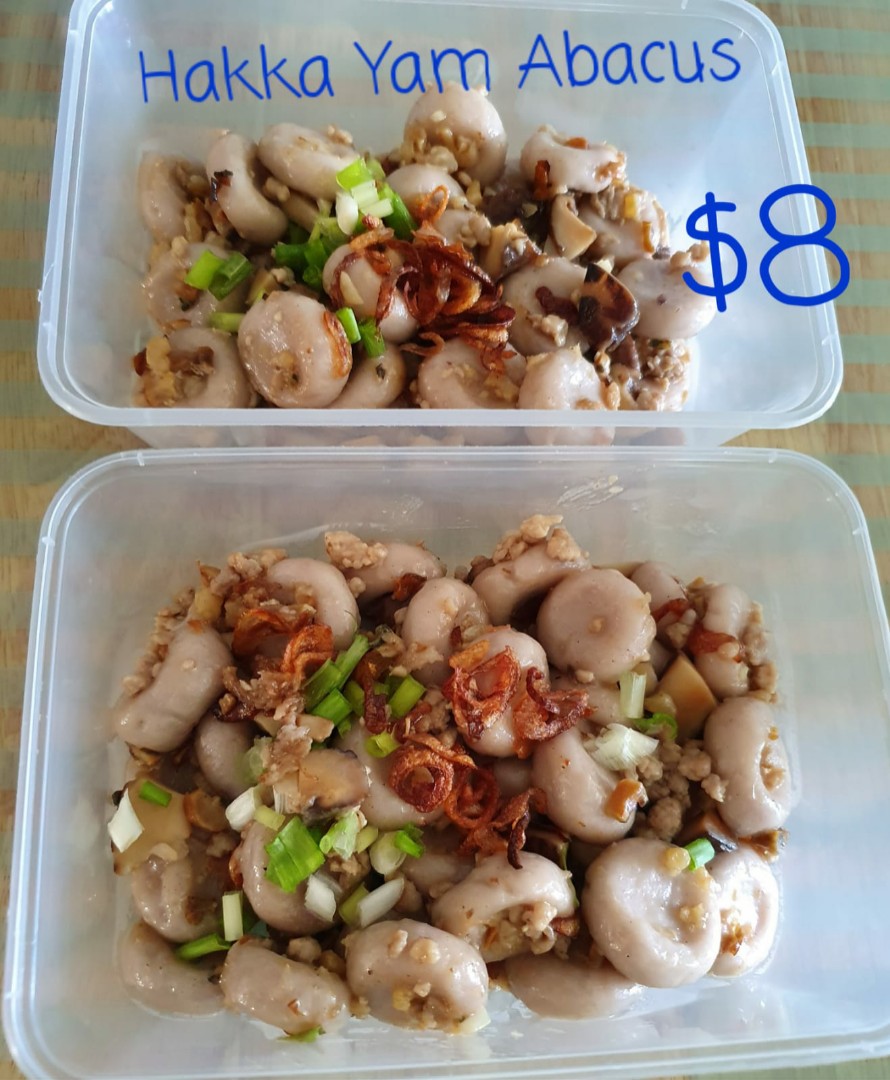 Authentic Homemade Hakka Yam Abacus, Food & Drinks, Chilled & Frozen Food on Carousell