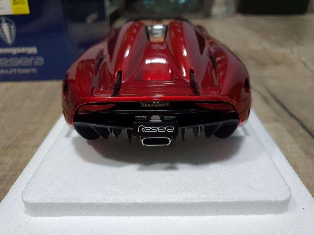 INSTOCK Autoart Koenigsegg Regera Red, Hobbies & Toys, Toys & Games on ...
