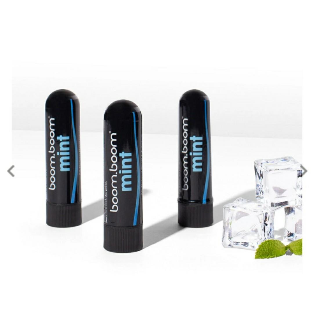 Boom Boom Mint Drop Nasal Inhaler Made in USA, Beauty & Personal Care ...