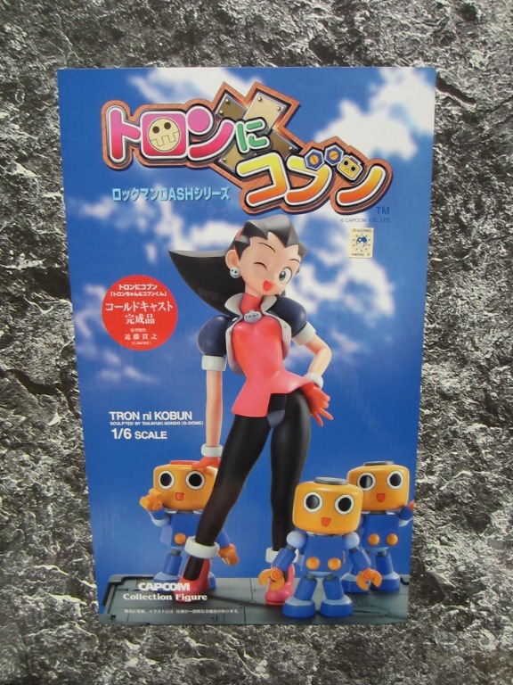 CAPCOM 洛克人 Mega Man Rockman Dash 1/6 scale Tron ni Kobun Cold-cast Figure 完成品 by Epoch C-Works ...