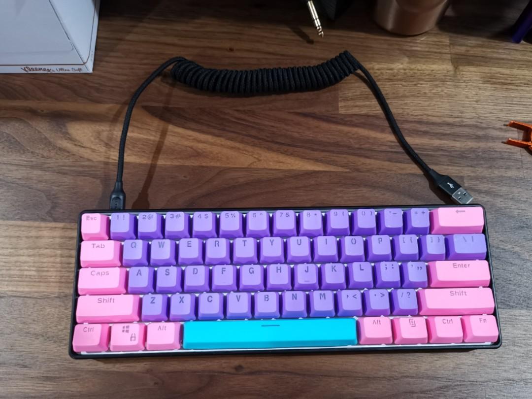 Custom GK61, Computers & Tech, Parts & Accessories, Computer Keyboard ...