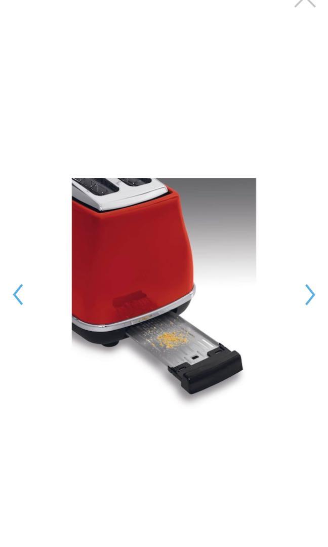 DeLonghi Red 2 slice toaster - Italian make, TV & Home Appliances ...