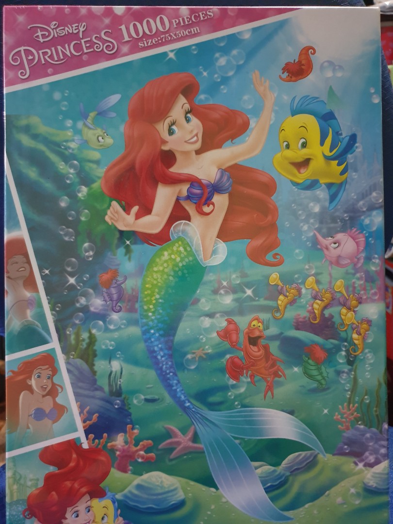 Disney Princess Ariel Puzzle, Hobbies & Toys, Toys & Games on Carousell