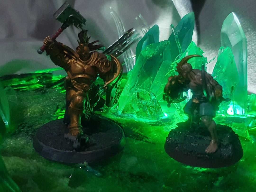 Diy diorama green resin crystal base, Hobbies & Toys, Collectibles ...