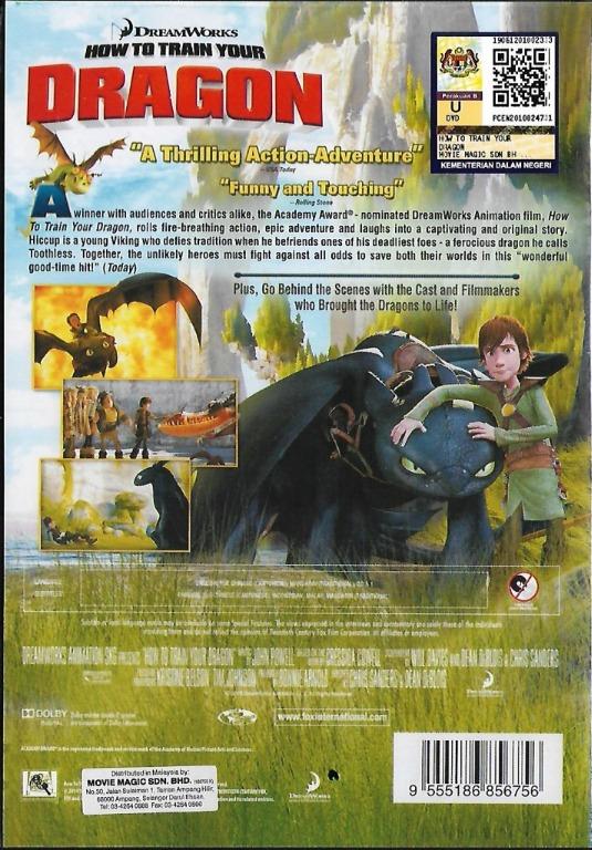 English Animated Movie How To Train Your Dragon 1 DVD Dreamworks ...