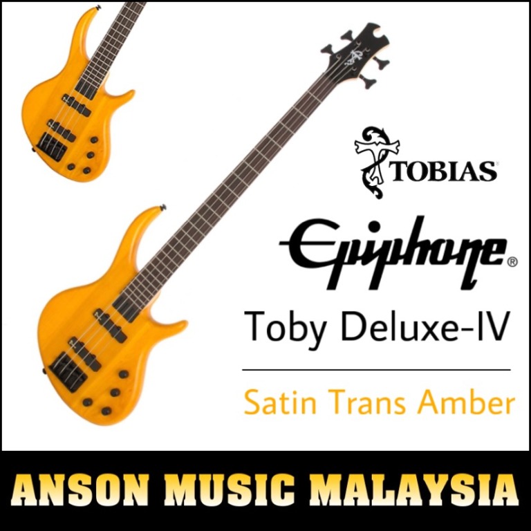 Epiphone Toby Deluxe V Bass Vintage Sunburst At Gear4music