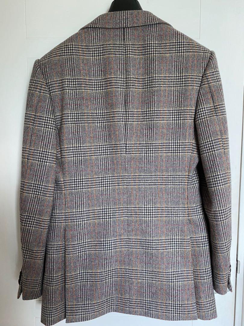 Fox brothers flannel tailored jacket price of wales, 男裝, 外套及戶外衣服 ...