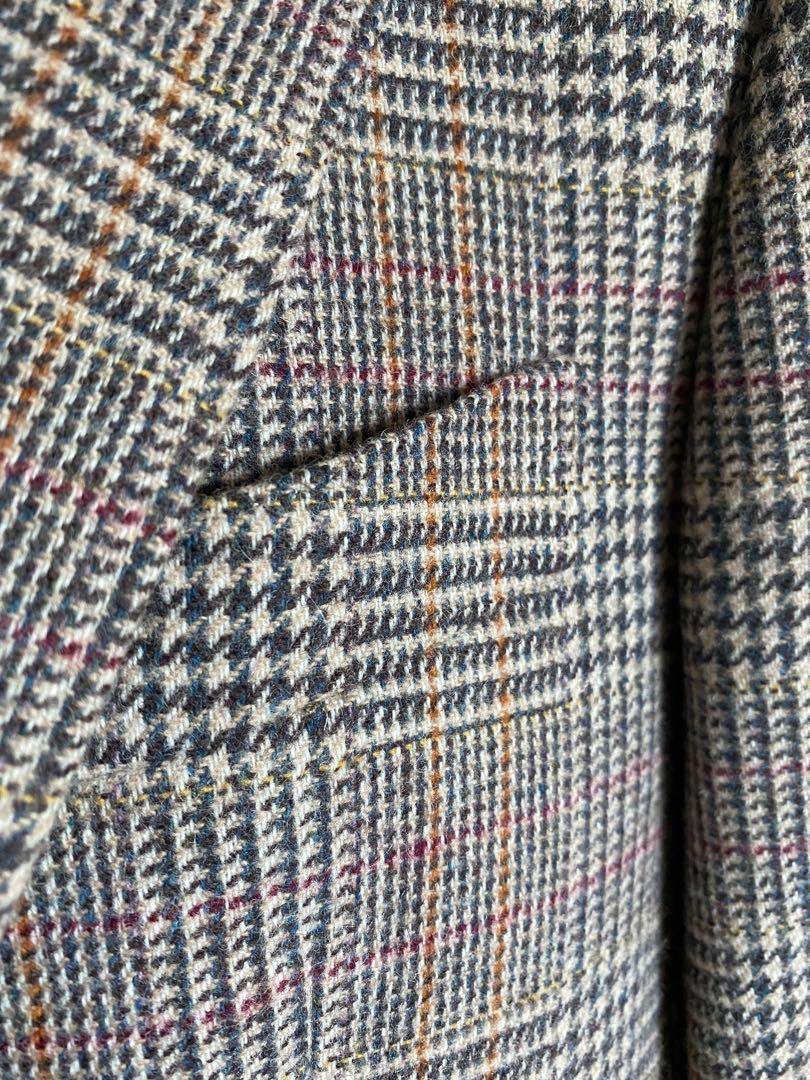 Fox brothers flannel tailored jacket price of wales, 男裝, 外套及戶外衣服 ...