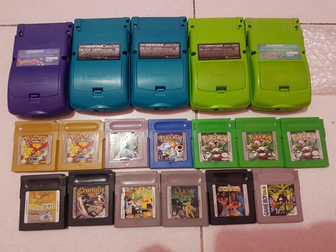 Gameboy Color with 2 Bootleg Games (Please Read), Video Gaming, Video ...