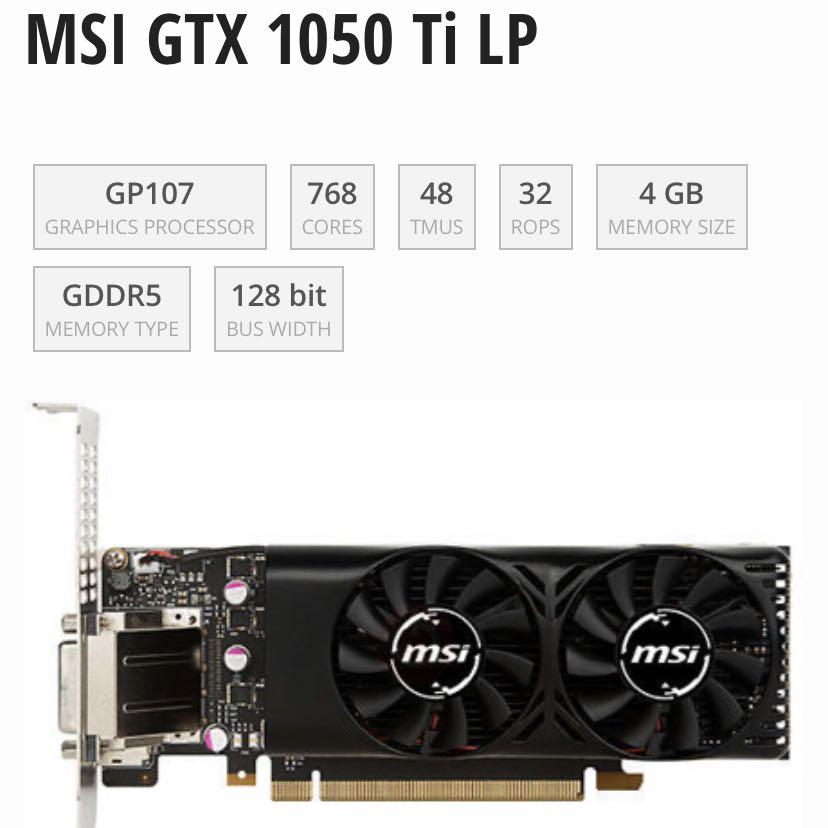 Gaming SFF Desktop i5 3rd Gen + GTX 1050 TI LP Nvidia Dedicated GPU ...