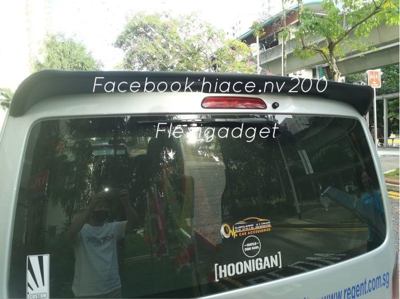Hiace Rear Roof Spoiler / Hiace Accessories / Hiace Spoiler / Hiace ...