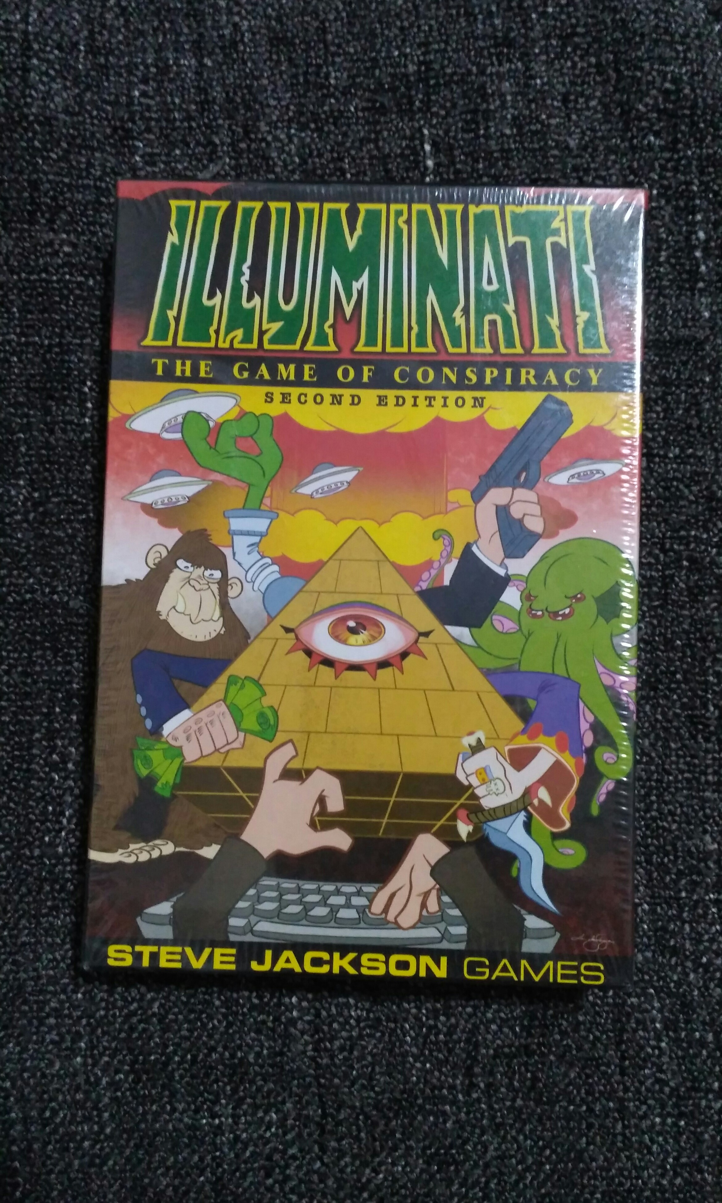 Illuminati (2nd ed) card game by Steve Jackson, Hobbies & Toys, Toys ...