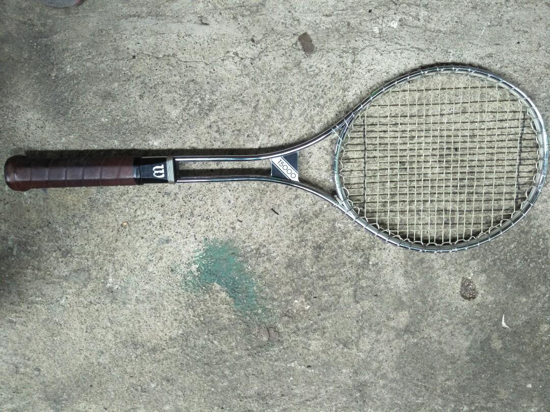 Jimmy Connors and Arthur Ashe Vintage Tennis Racket Jennifer Wimbledon ...