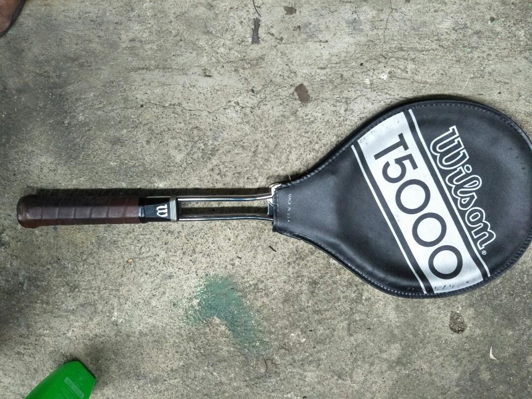 Jimmy Connors and Arthur Ashe Vintage Tennis Racket Jennifer Wimbledon ...