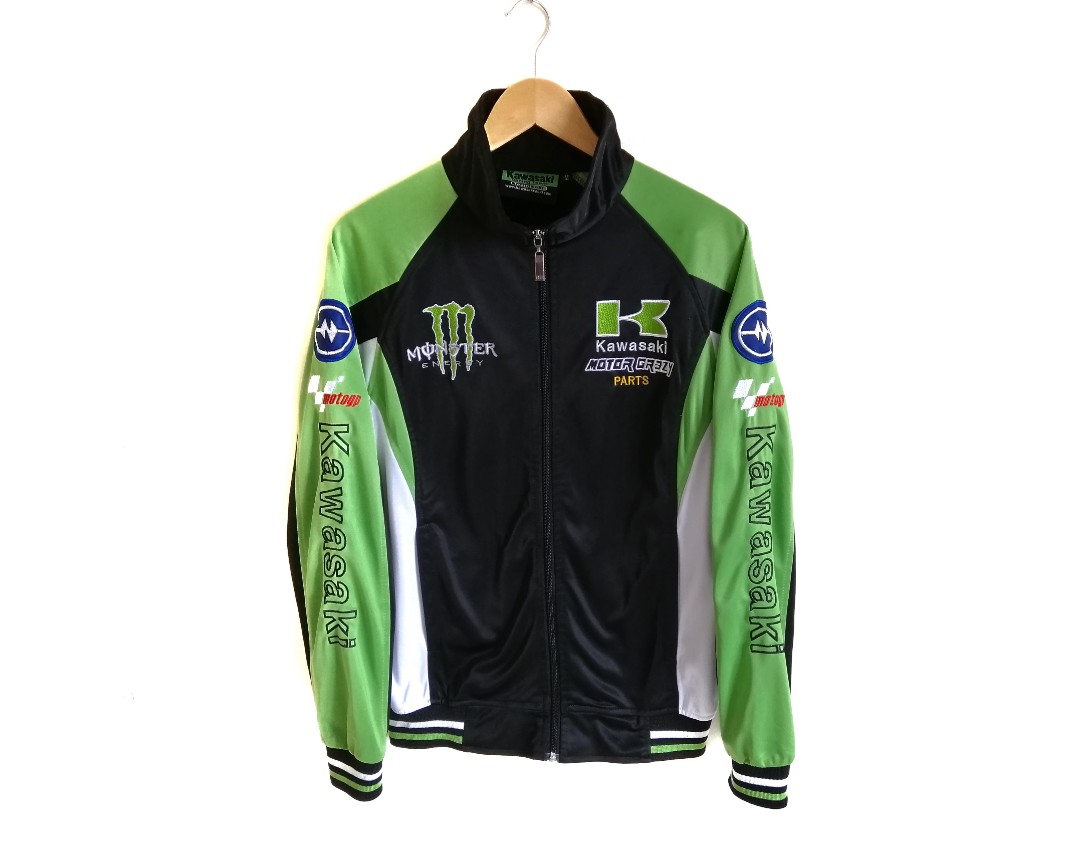 Kawasaki MotoGP Monster Energy Track Top, Men's Fashion, Coats, Jackets ...