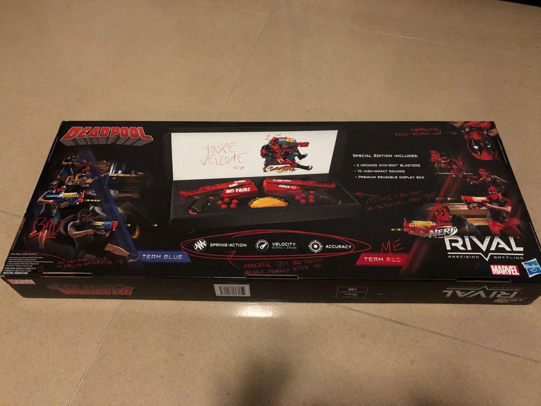 Nerf Rival Deadpool Kronos XVIII-500 Dual Pack, Hobbies & Toys, Toys ...