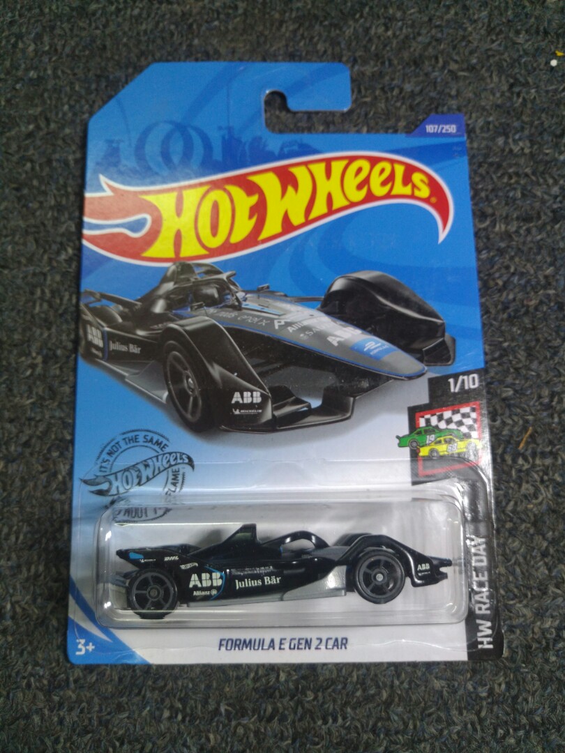 New Fomula E Gen 2 Car Hw Race Day Hot Wheels Hotwheels car, Hobbies ...