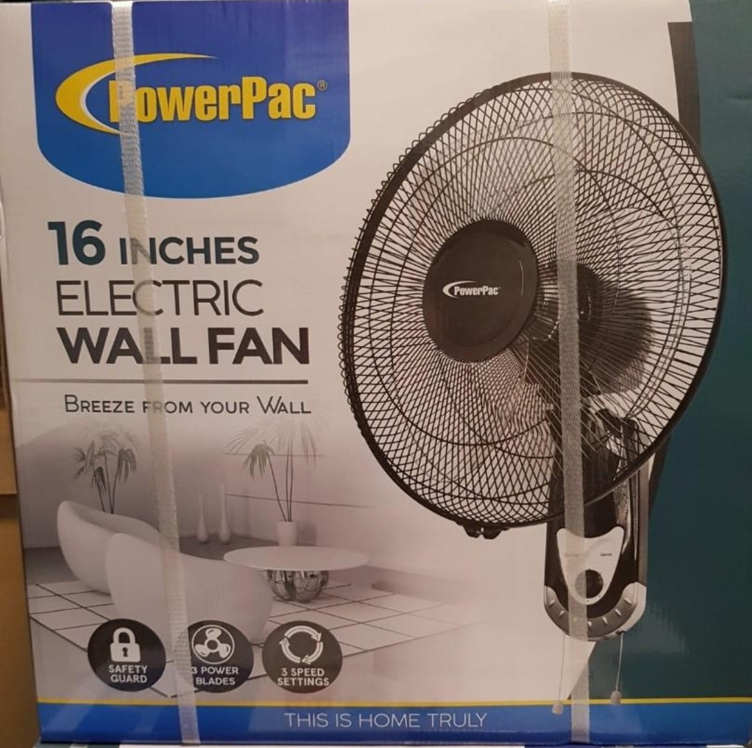 PowerPac wall fan, Furniture & Home Living, Lighting & Fans, Fans on ...