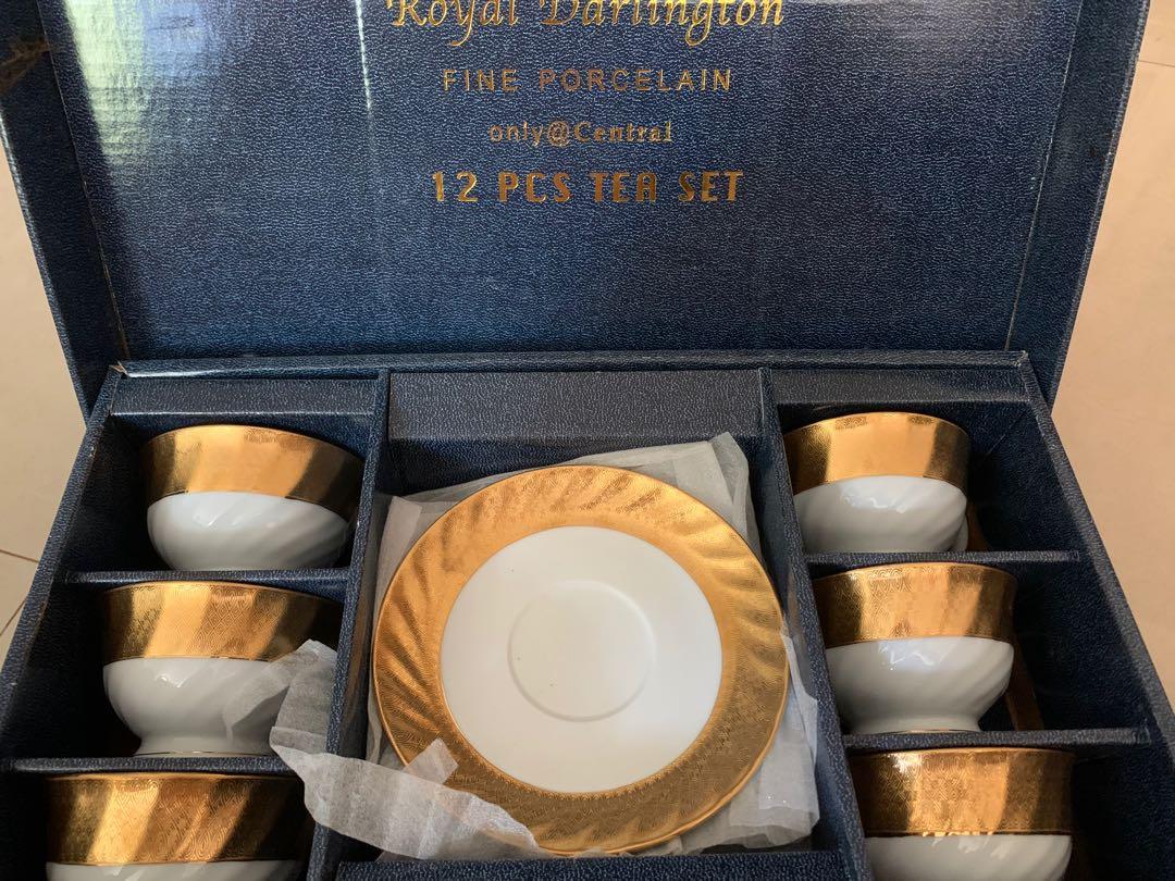 Premium Porcelain Tea Set, Furniture & Home Living, Kitchenware ...