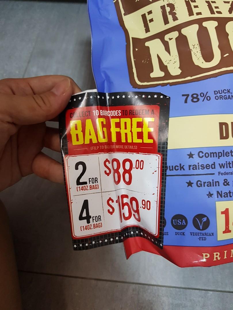 Primal dog food (duck & lamb) free 4 barcodes, Pet Supplies, Pet Food ...