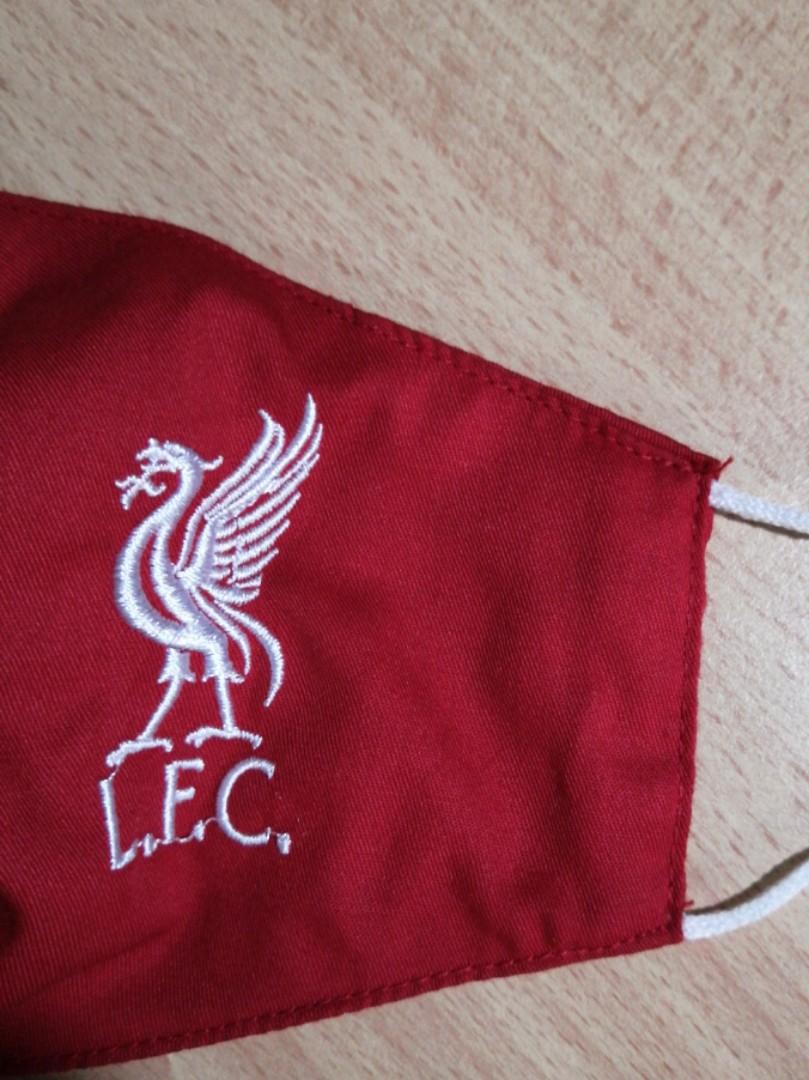 Reusable mask with Liverpool logo, Sports, Sports Apparel on Carousell