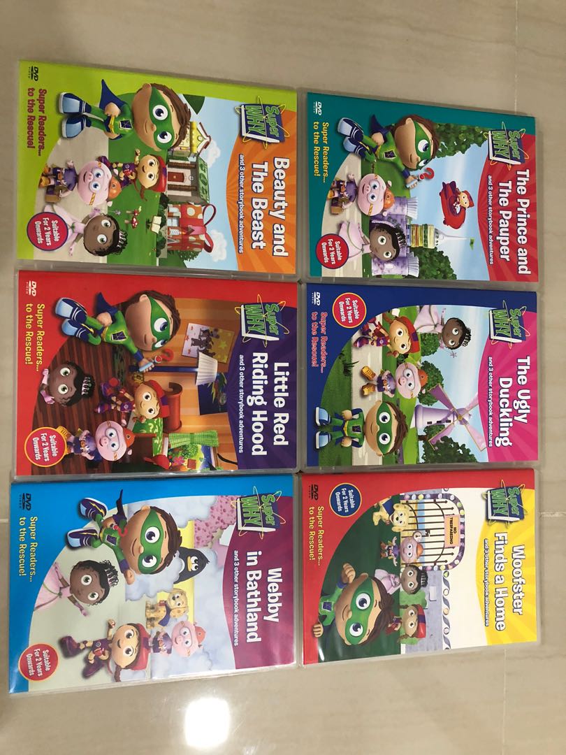 Super why DVD, Hobbies & Toys, Music & Media, CDs & DVDs on Carousell