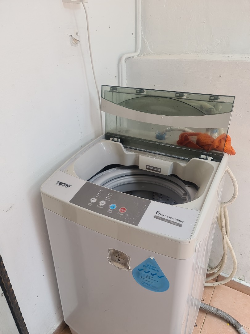 Tecno Washing Machine 6kg, Home Appliances, Cleaning & Laundry on Carousell