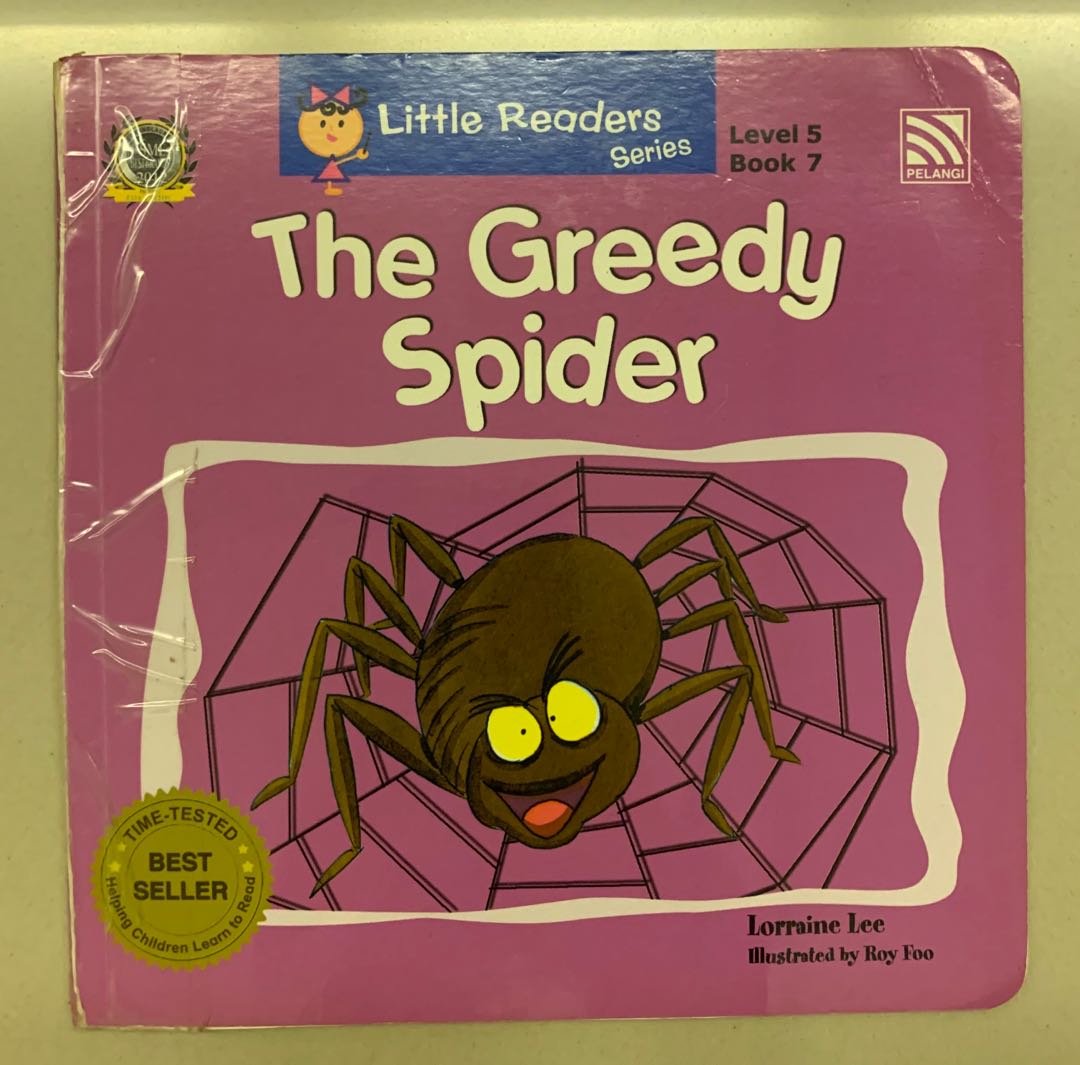 The greedy spider, Hobbies & Toys, Books & Magazines, Fiction & Non ...